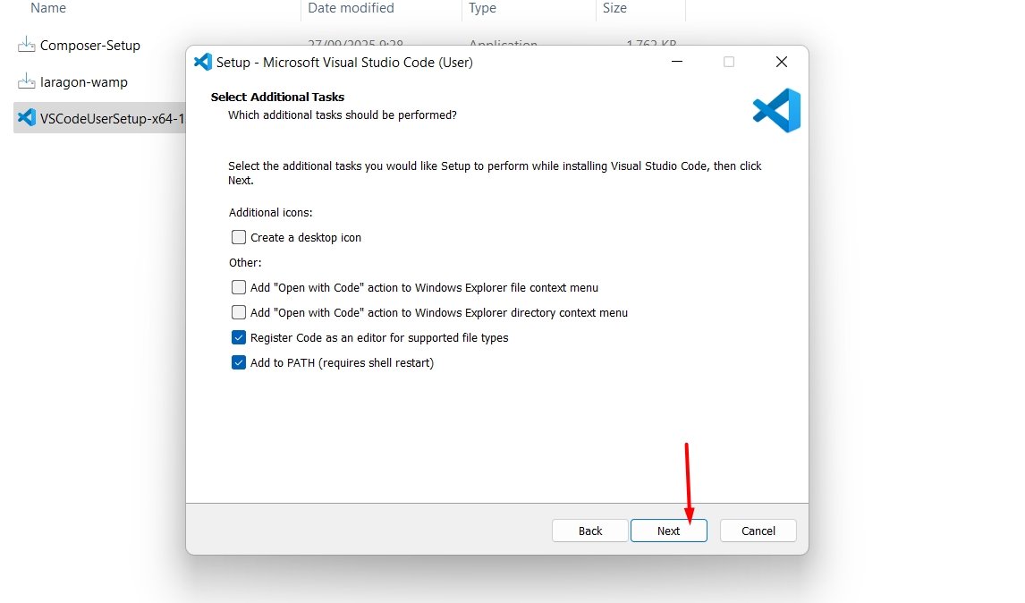 Belajar Laravel 11: Instalasi Visual Studio Code, Laragon, PHPMyAdmin dan Composer